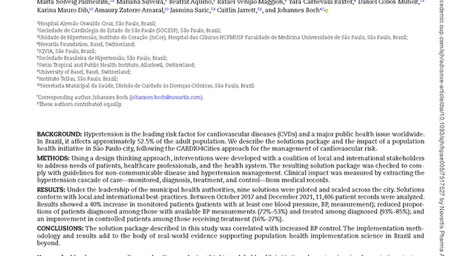 Visualizing rural urban disparities in health outcomes | Novartis ...